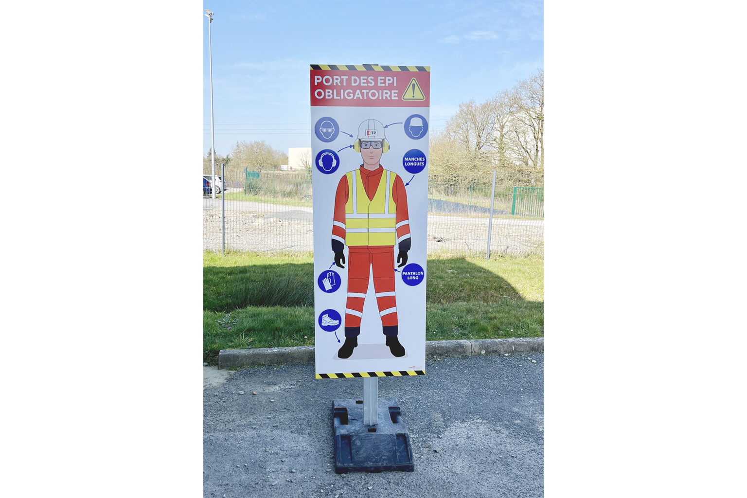 Panneaux de port des EPI obligatoire | Com'Un Panneau